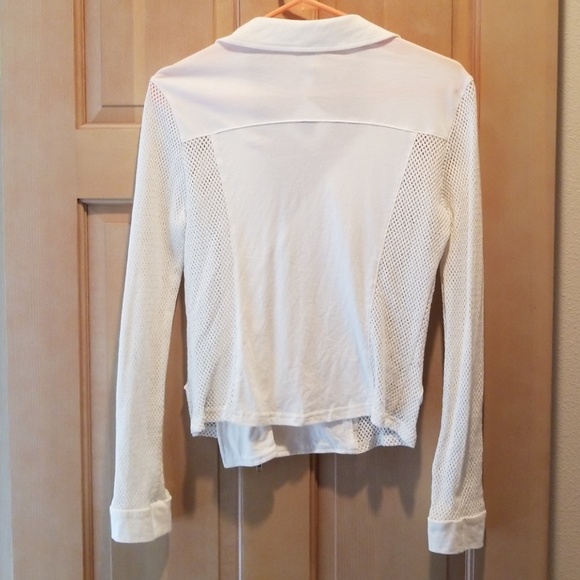 Monoreno | Jackets & Coats | Monoreno White Mesh Jacket | Poshmark
